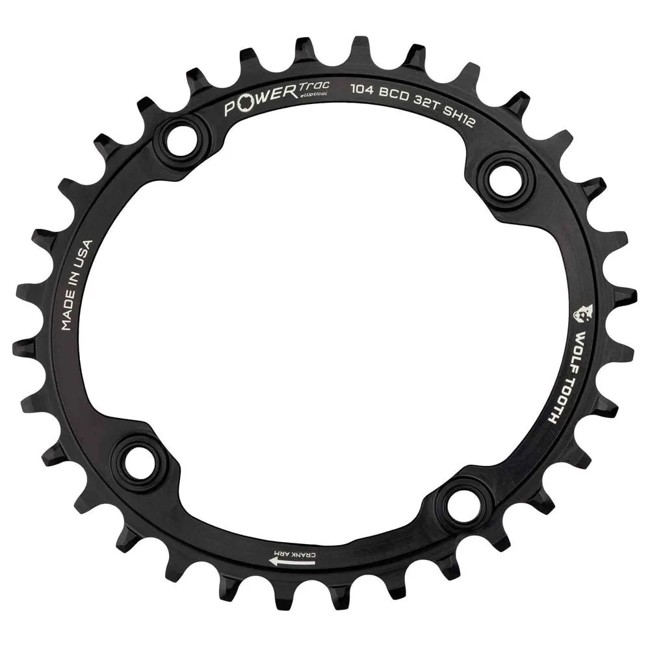 Wolf Tooth Chainring Oval 104bcd 12v 34 | Mammoth