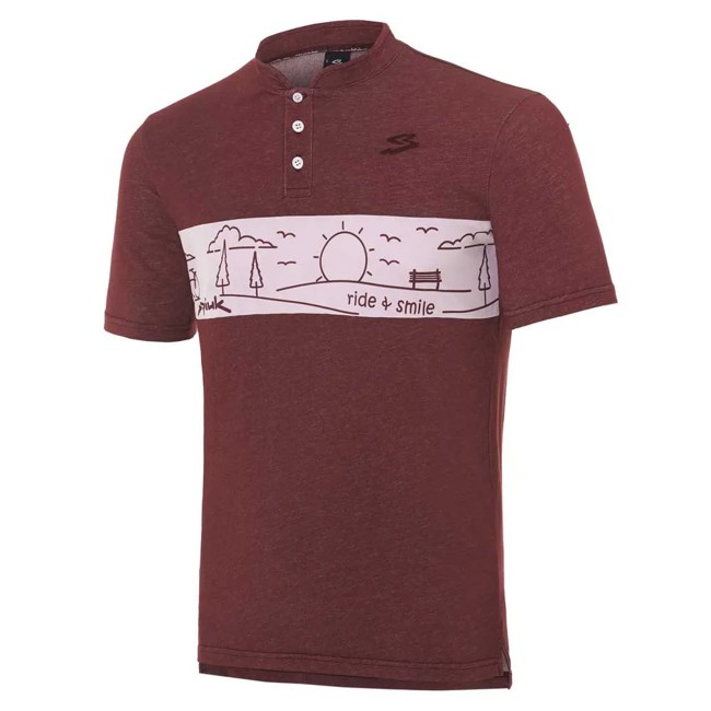 Spiuk Technical Polo Shirt Town Bordeaux | Mammoth