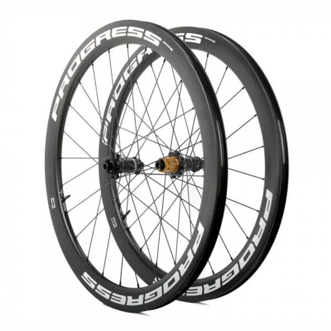 Progress Wheel Set A-prime Disc Shimano Hg White | Mammoth