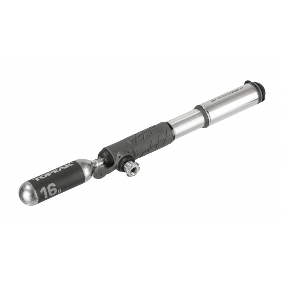 Mini Bomba Topeak Hybrid Rocket Hp W/16g Co2 Cartridge Silver | Mammoth