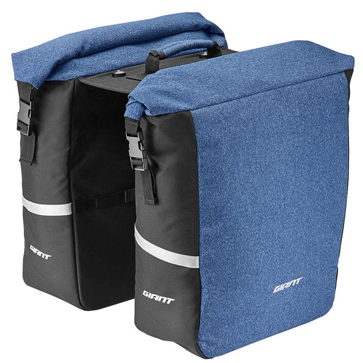 Giant Panniers Transporter Mik 48l Azu/neg | Mammoth