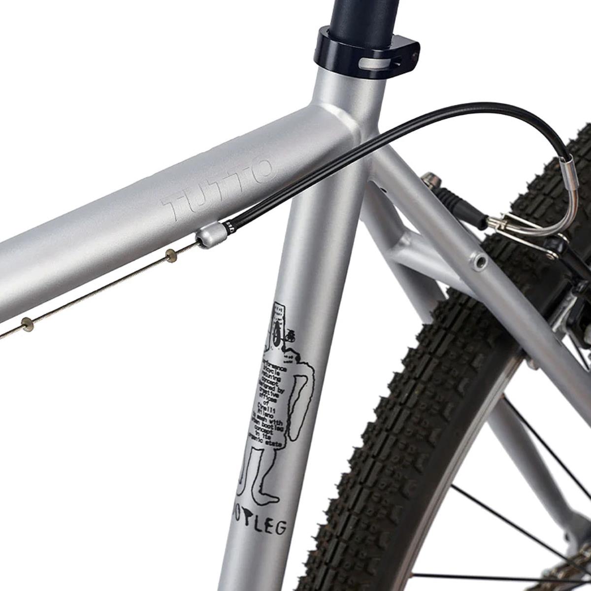 Cinelli Bike Tutto Plus Silver Bootleg Silver | Mammoth