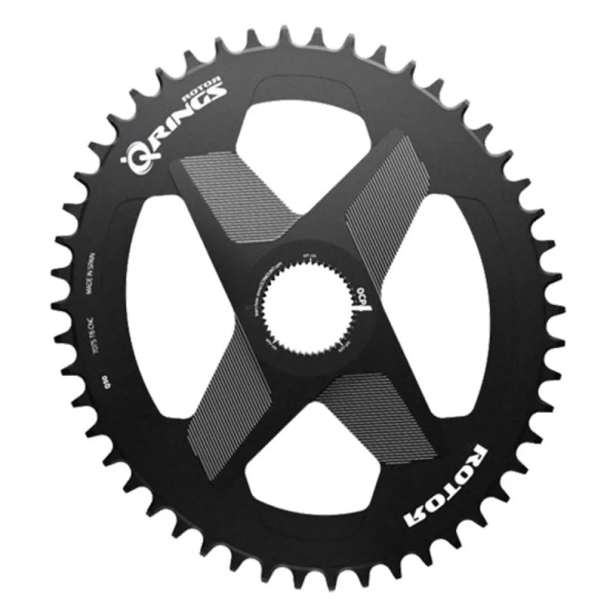 Rotor Chainring Ring 1x Dm 48t Universal Tooth Blk Black | Mammoth