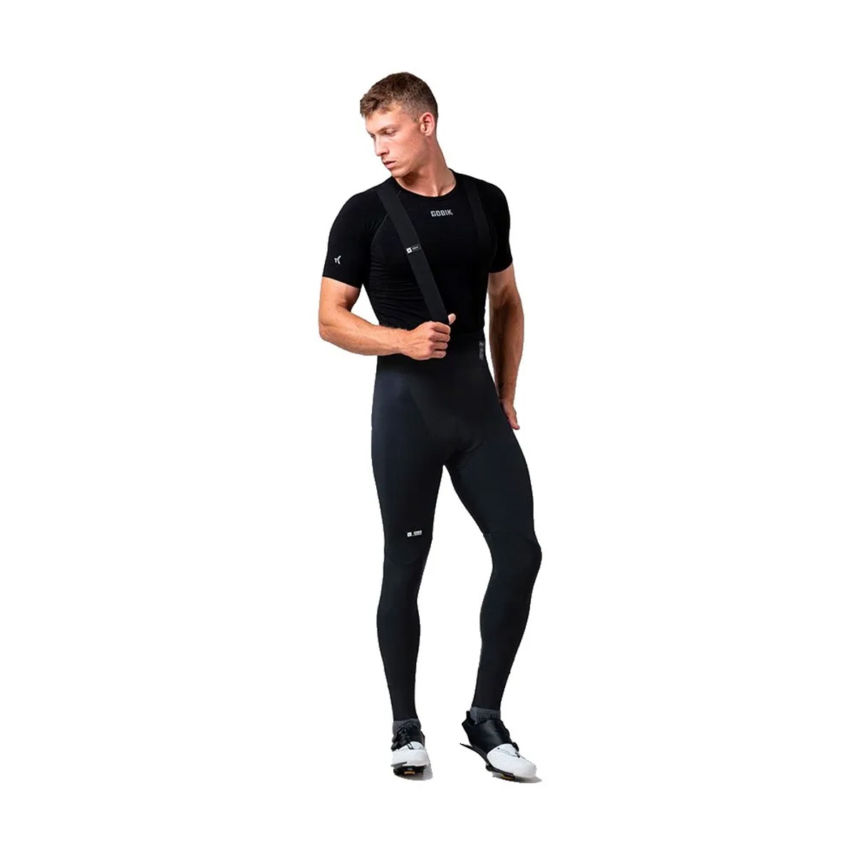 Gobik Long Cycling Tights With Straps Subzero - K10 Ink Black | Mammoth